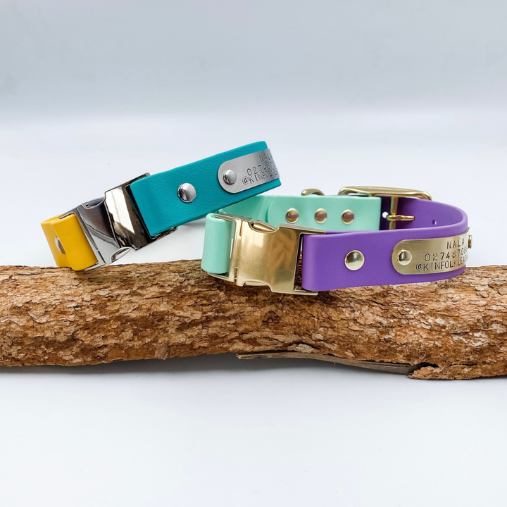 BioThane® Dog Collars NZ | Waterproof & Custom – Kinfolk Leather